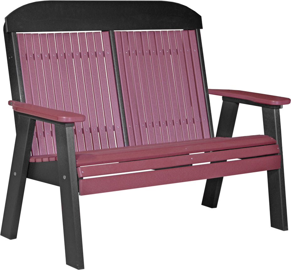 Patio Benches - Outdoor Poly Benches - Amish Yard