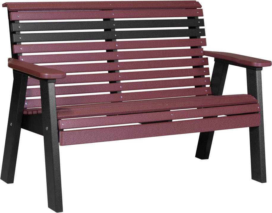 Patio Benches - Outdoor Poly Benches - Amish Yard
