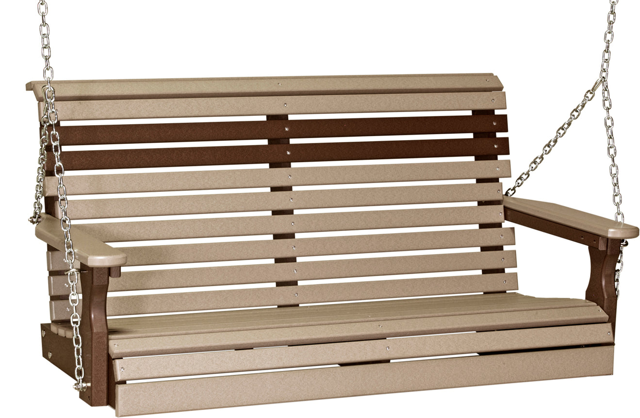 LuxCraft 4' Plain Rollback Swing - Amish Yard