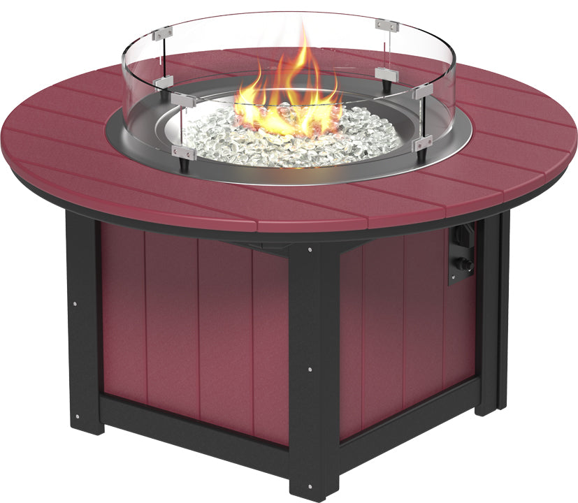 LuxCraft Lumin Fire Pit 46″ Round - Amish Yard