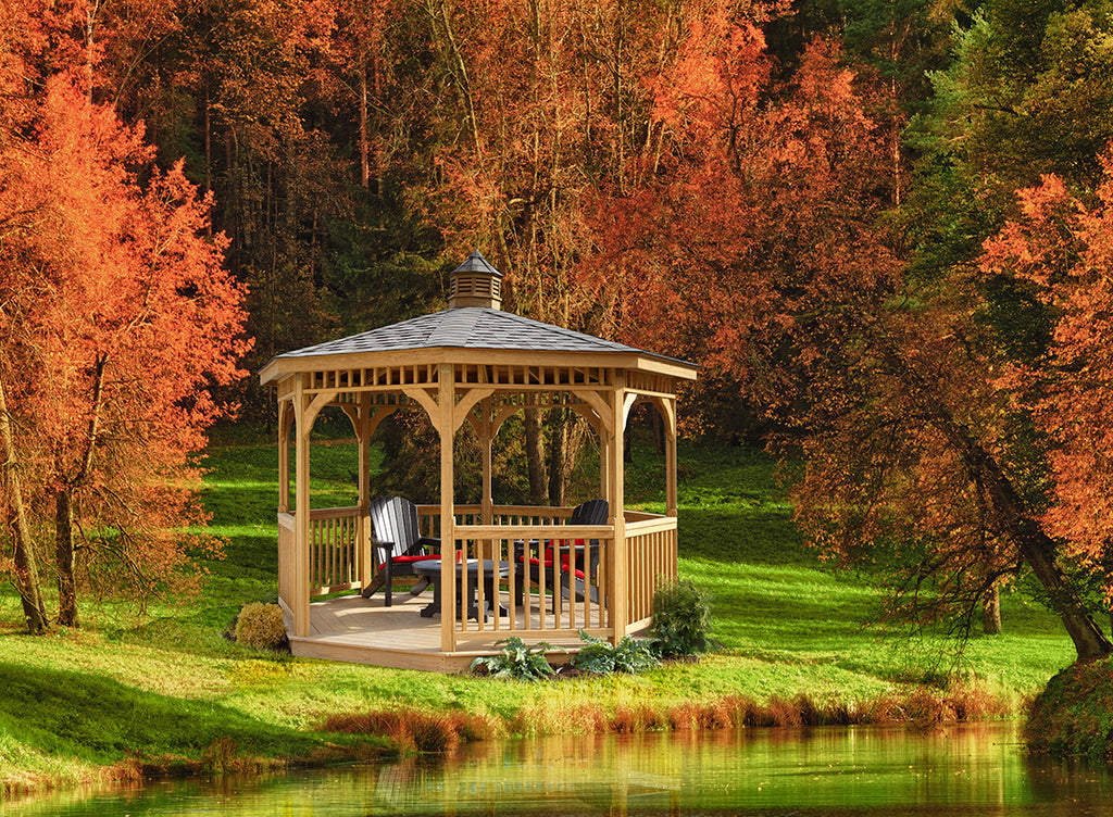 Outdoor Structures & Handcrafted Pavilions - Amish Yard