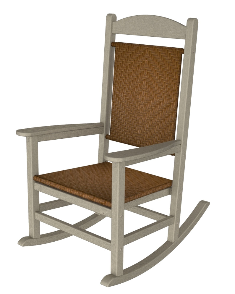 POLYWOOD Presidential Woven Rocker - Amish Yard
